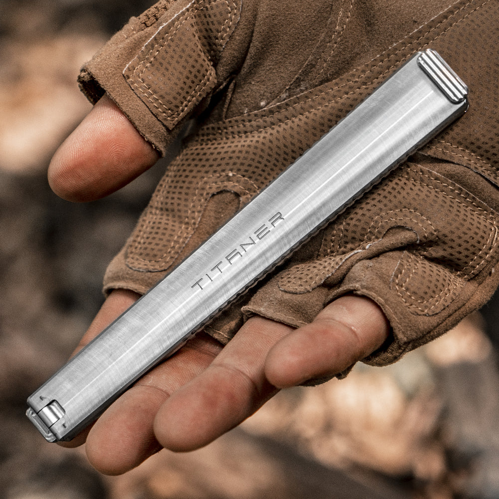 Tissaw: a CNC-Machined Titanium Folding Hand Saw – Titaner