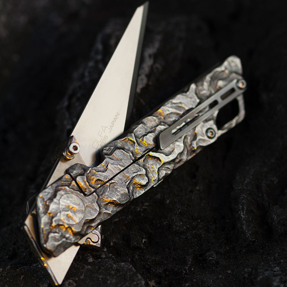 The Raven Titanium Utility Folding knife – Titaner