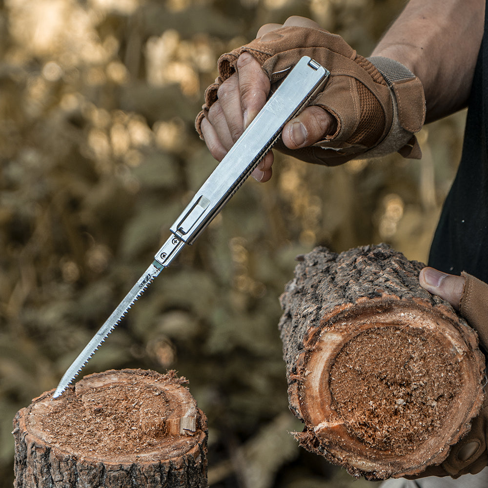 Tissaw: a CNC-Machined Titanium Folding Hand Saw – Titaner