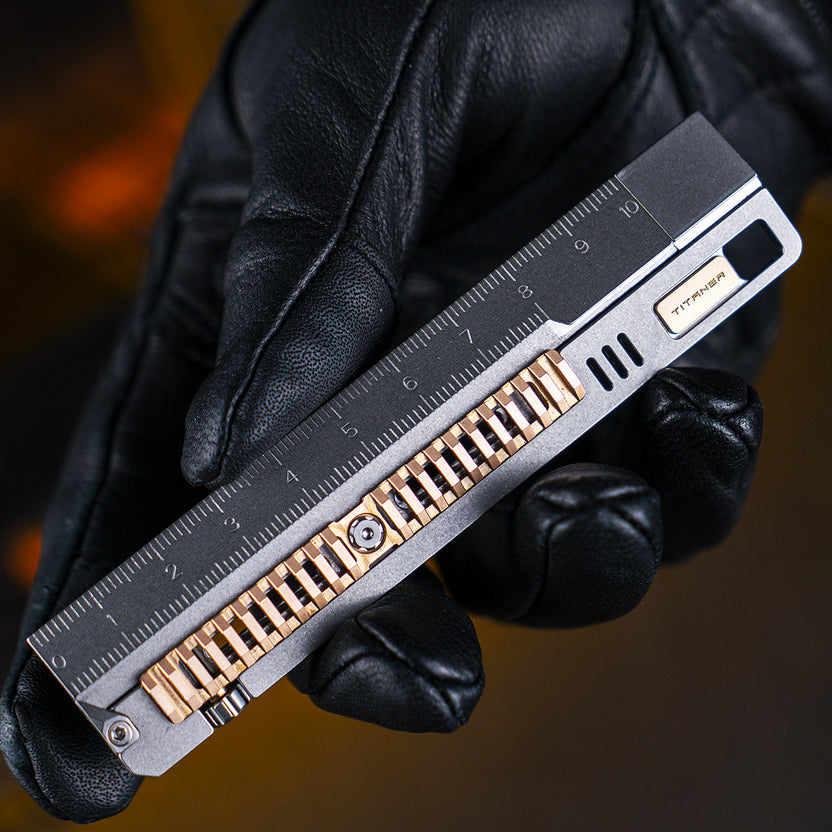Mix 2: the Titanium EDC Ruler – Titaner
