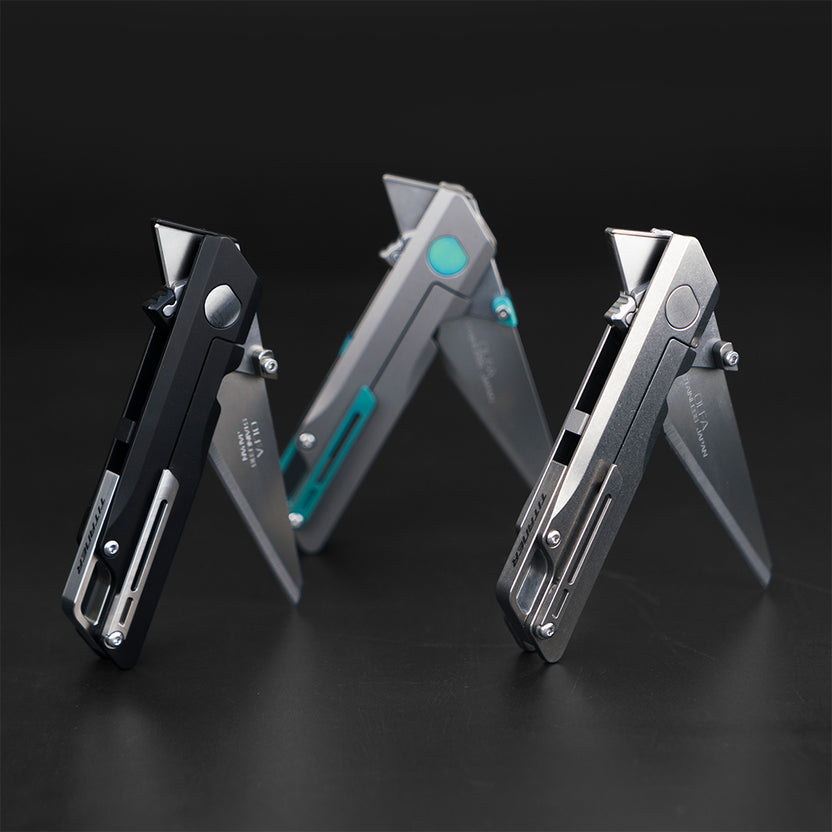 The Raven Titanium Utility Folding knife – Titaner