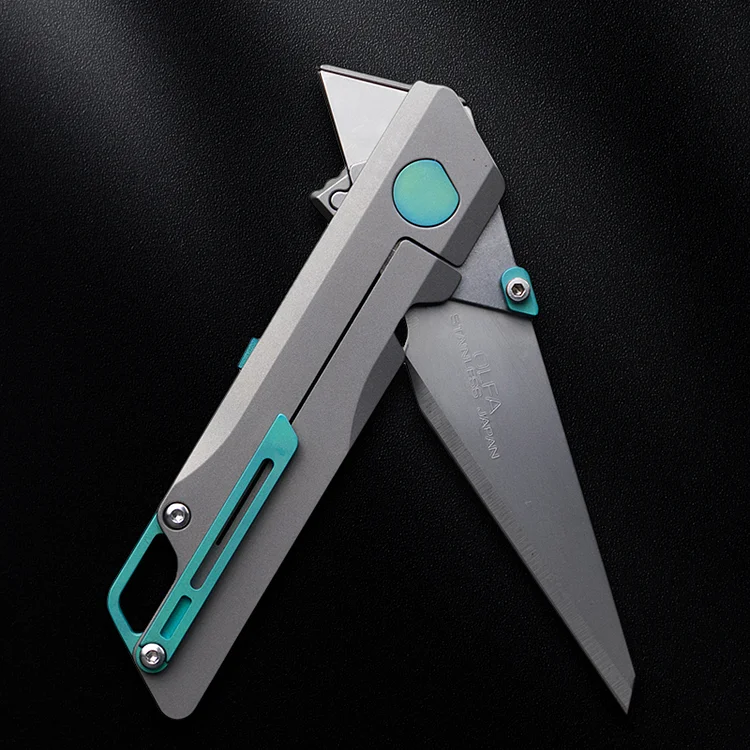 The Raven Titanium Utility Folding knife – Titaner