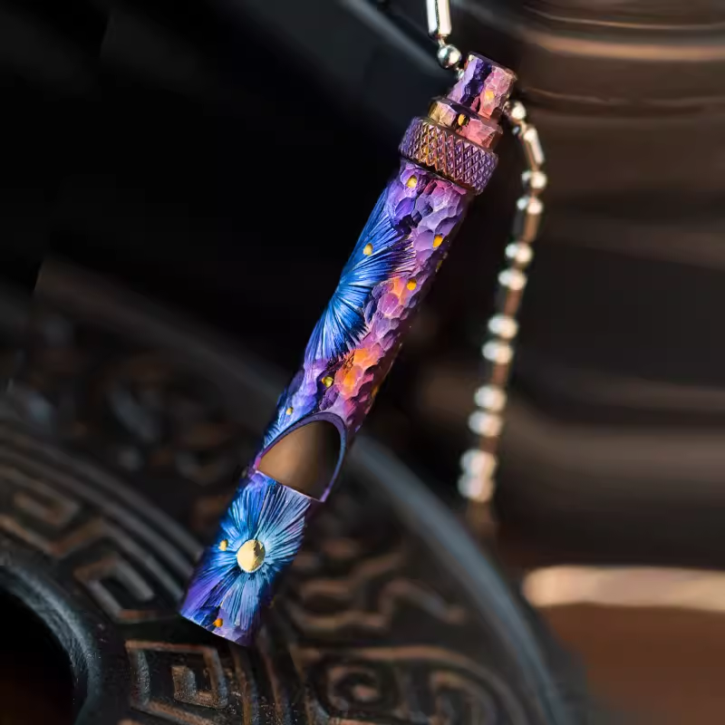 Pure Titanium EDC Whistle – Titaner